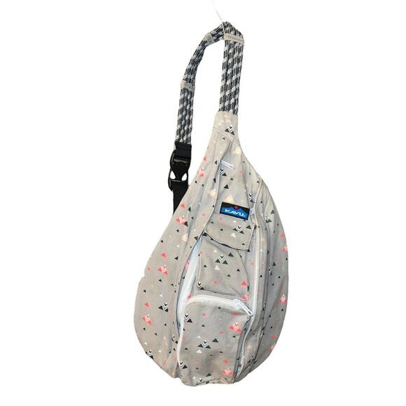 Kavu | Bags | Kavu Gray Rope Sling Crossbody Backpack Bag Retired Fly ...
